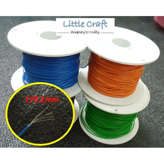 Multicolor Single Core Multi Strand Signal Wire, 1 meter -> 100 meter ...