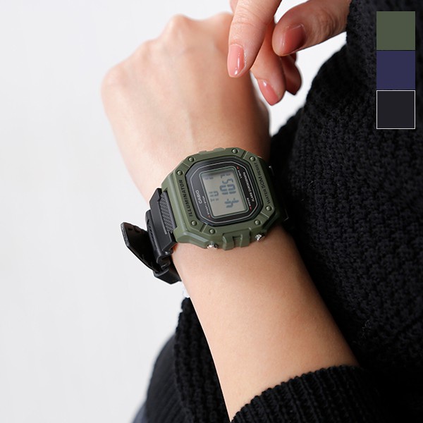 Casio Watch W-218H-3AV | Shopee Malaysia