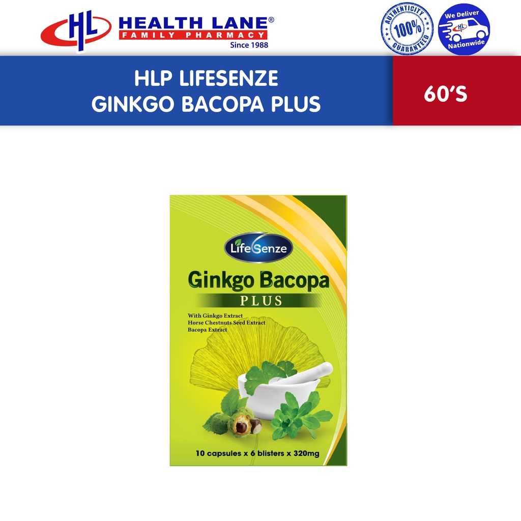 HLP Lifesenze Ginkgo Bacopa Plus (60's) | Shopee Malaysia