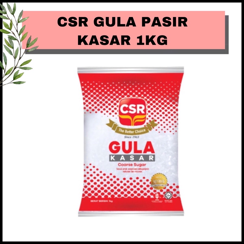 [ READY STOCK ] CSR GULA PASIR KASAR 1kg | Shopee Malaysia