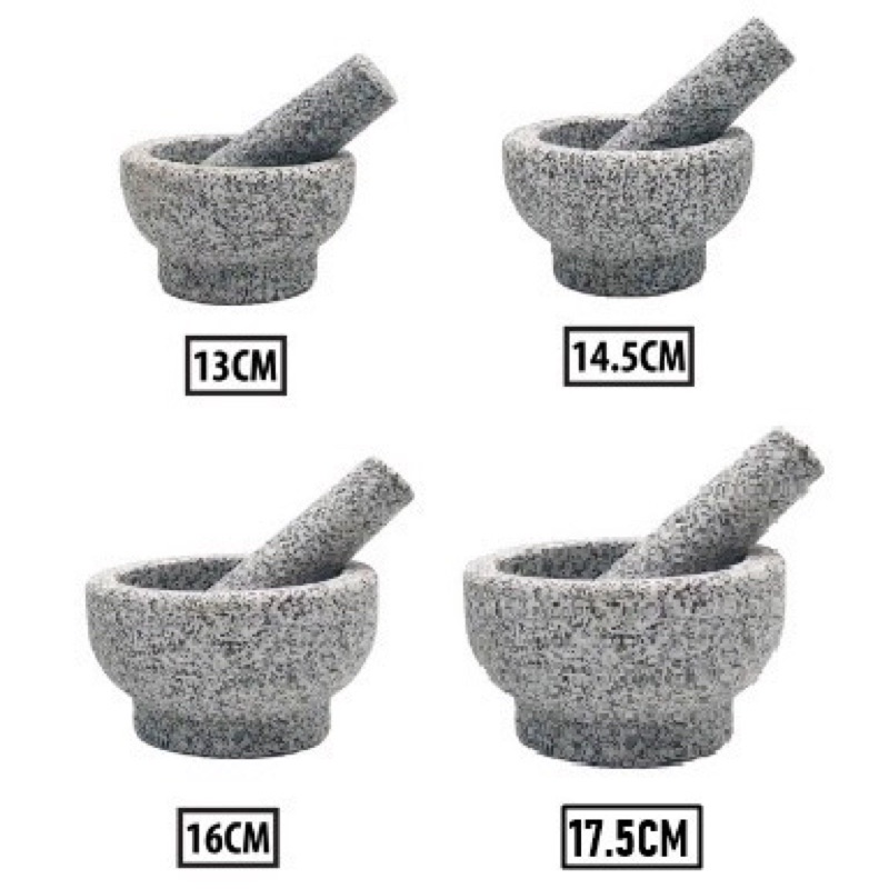 High Quality Stone Mortar & Pestle / Lesung Batu /Guacamole Salsa Maker ...