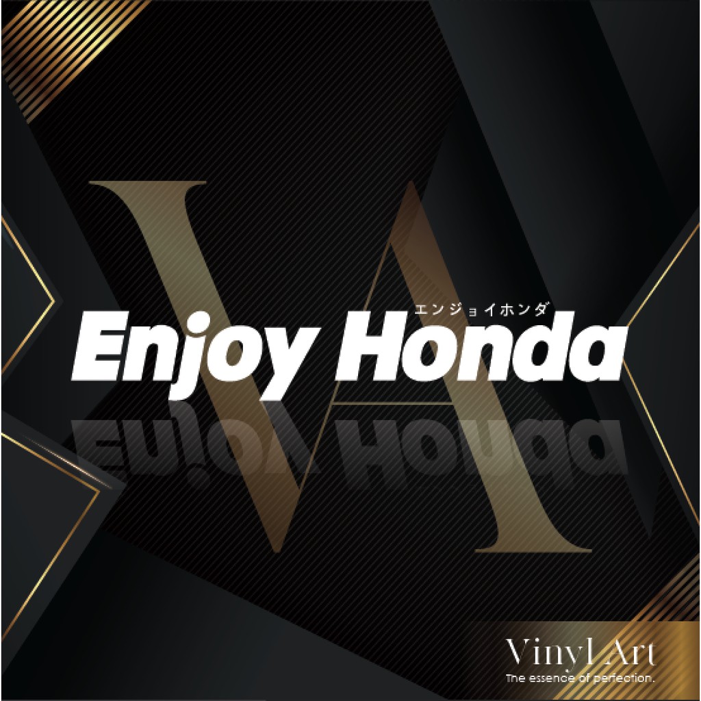 Vinyl_Art, Enjoy Honda, JDM sticker, car decal, windscreen stickers ...