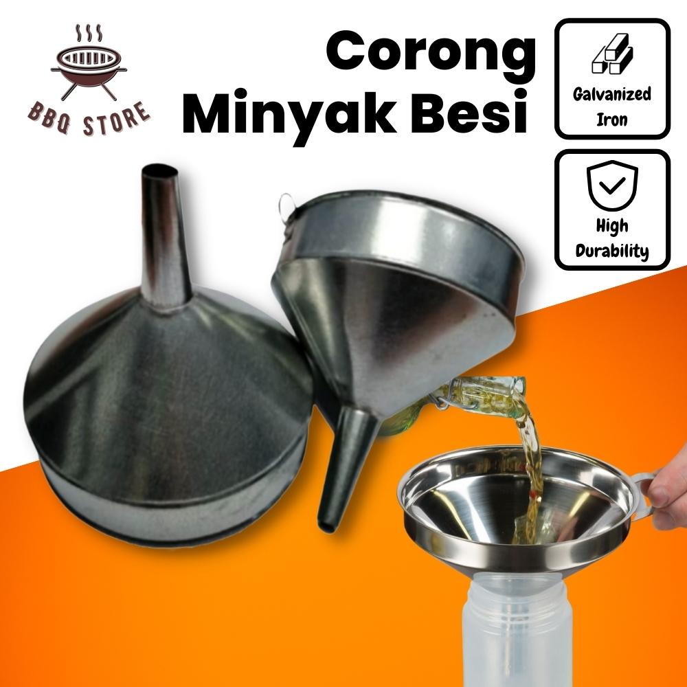 BBQ Store Corong Minyak Besi Dapur/ Kitchen High Quality Galvanized ...