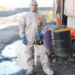 Baju Tychem F Dupont Original Tychem C Tyvek Chemical Suit UK 6000F ...