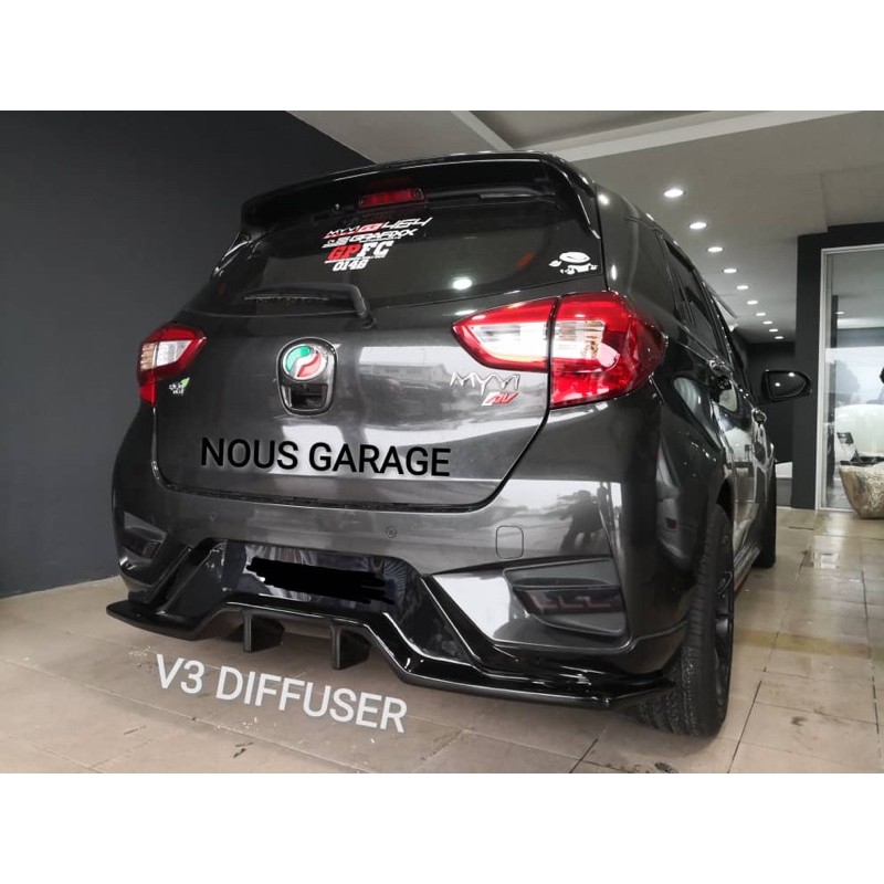 [ Myvi Gen3 PreFacelift ] - rear Diffuser v3 design by Nous Garage ...