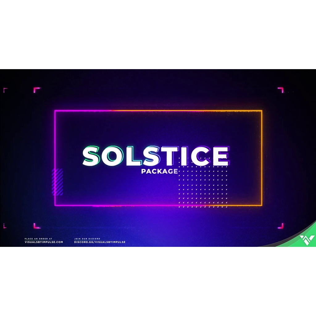 Solstice Stream Package Overlay / Screen Theme / Widget Theme ...