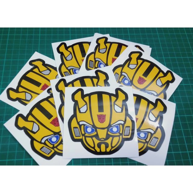 BumbleBee sticker. Bumblebee Transformer Decal Motor. Car Decal Myvi ...