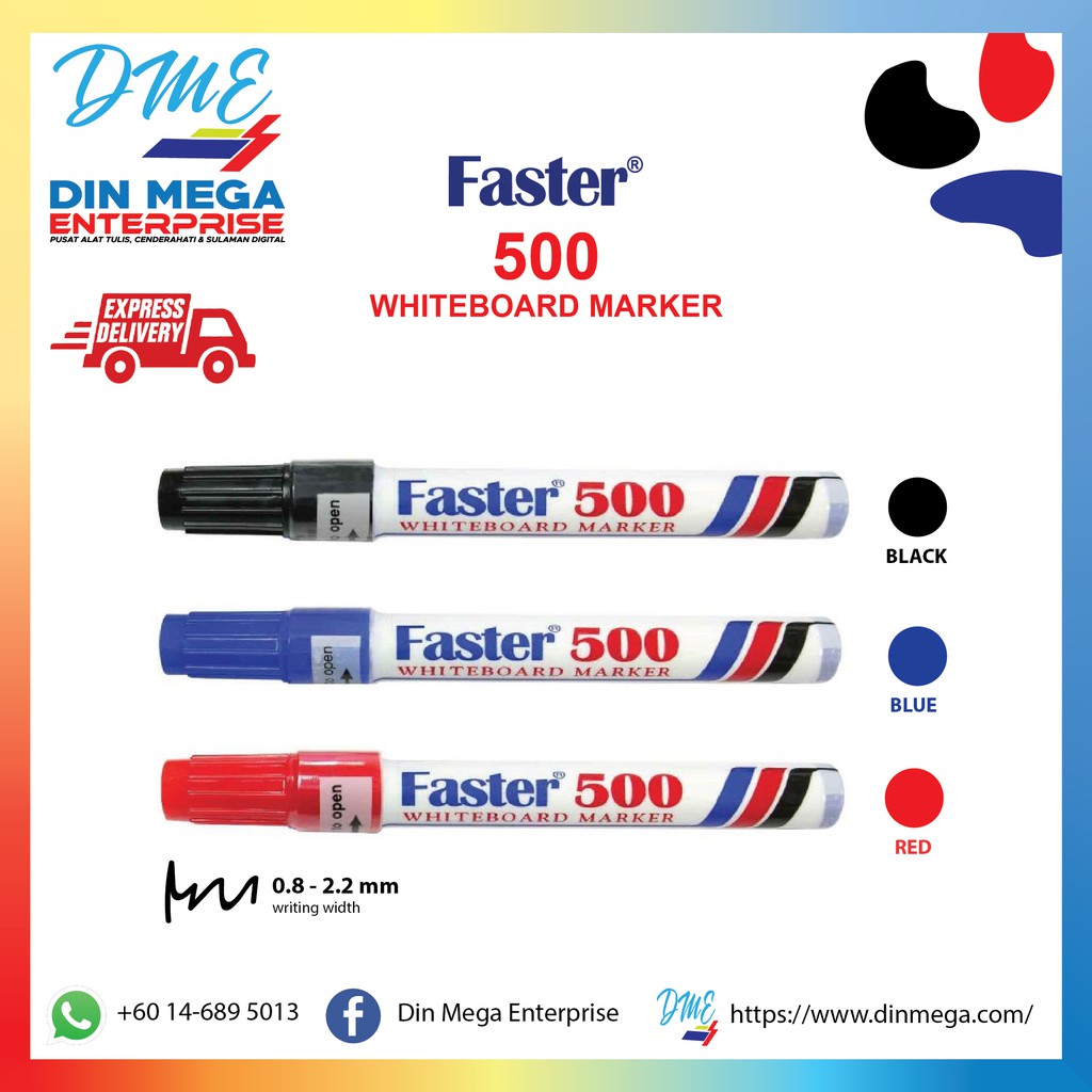 FASTER 500 WHITEBOARD MARKER | Shopee Malaysia