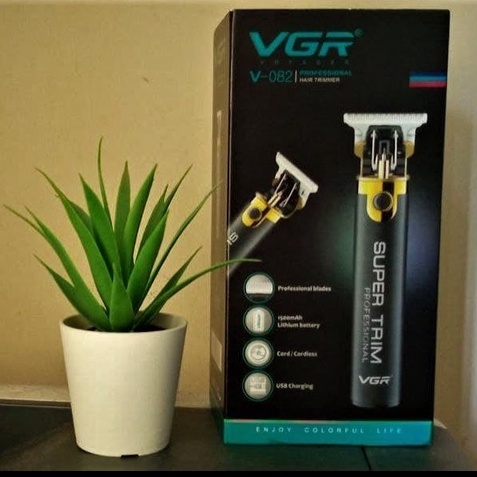 TRIMMER VGR V 082 OUTLINER CORDLESS VGR V 082 BEARD BODY HAIR CLIPPER | Shopee Malaysia