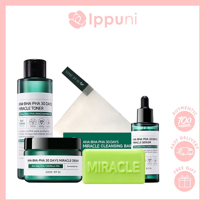 SOMEBYMI AHA BHA PHA 30 Days Miracle Complete Set (Toner + Soap + Serum ...