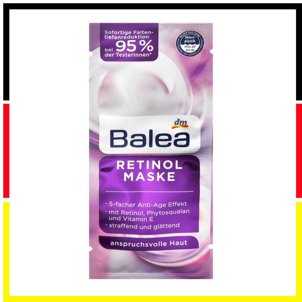 Germany Balea Retinol Facial Mask (2x8ml) | Shopee Malaysia