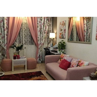 Frame Oil Painting Flowers Kaison Frame Lukisan Minyak Corak Flora ...