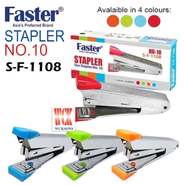 FASTER HD-10 STAPLER S-F-1108 ( USE NO.10 STAPLES ) | Shopee Malaysia