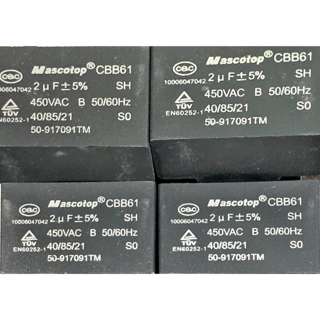 FAN CAPACITOR CBB61 - 2 uf ( 4 pin ) | Shopee Malaysia