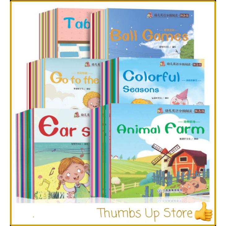 [1 book] Simple Mini pre-school english picture learning story books ...