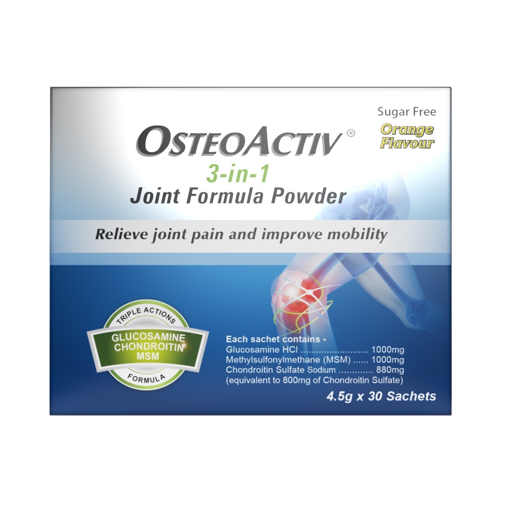 Osteoactiv 3-In-1 Joint Formula Sachet 4.5g 30s | Shopee Malaysia