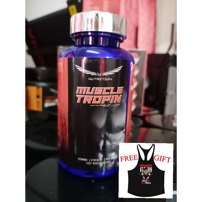 Muscletropin (Energy & Muscle Booster) + Shaker/singlet | Shopee Malaysia