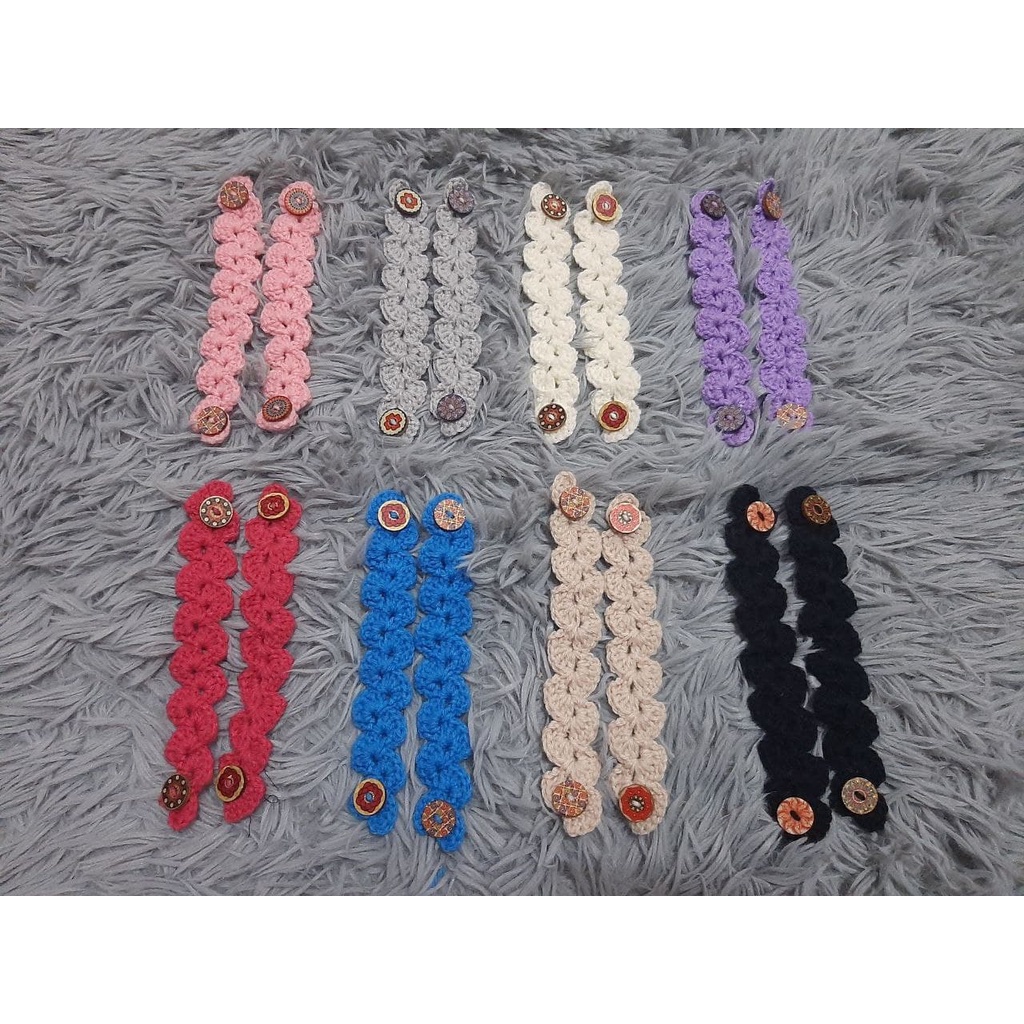 100% Handmade Crochet Mask Extender/ Mask Extension/ Penyambung Mask ...