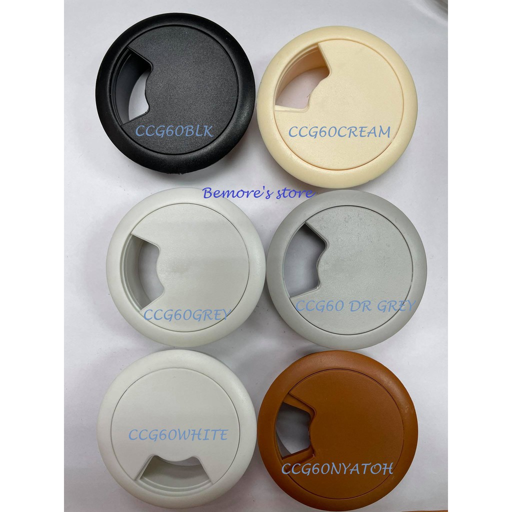 Desk Grommet Computer Table Cable Cap Office Table Cap 60mm | Shopee ...