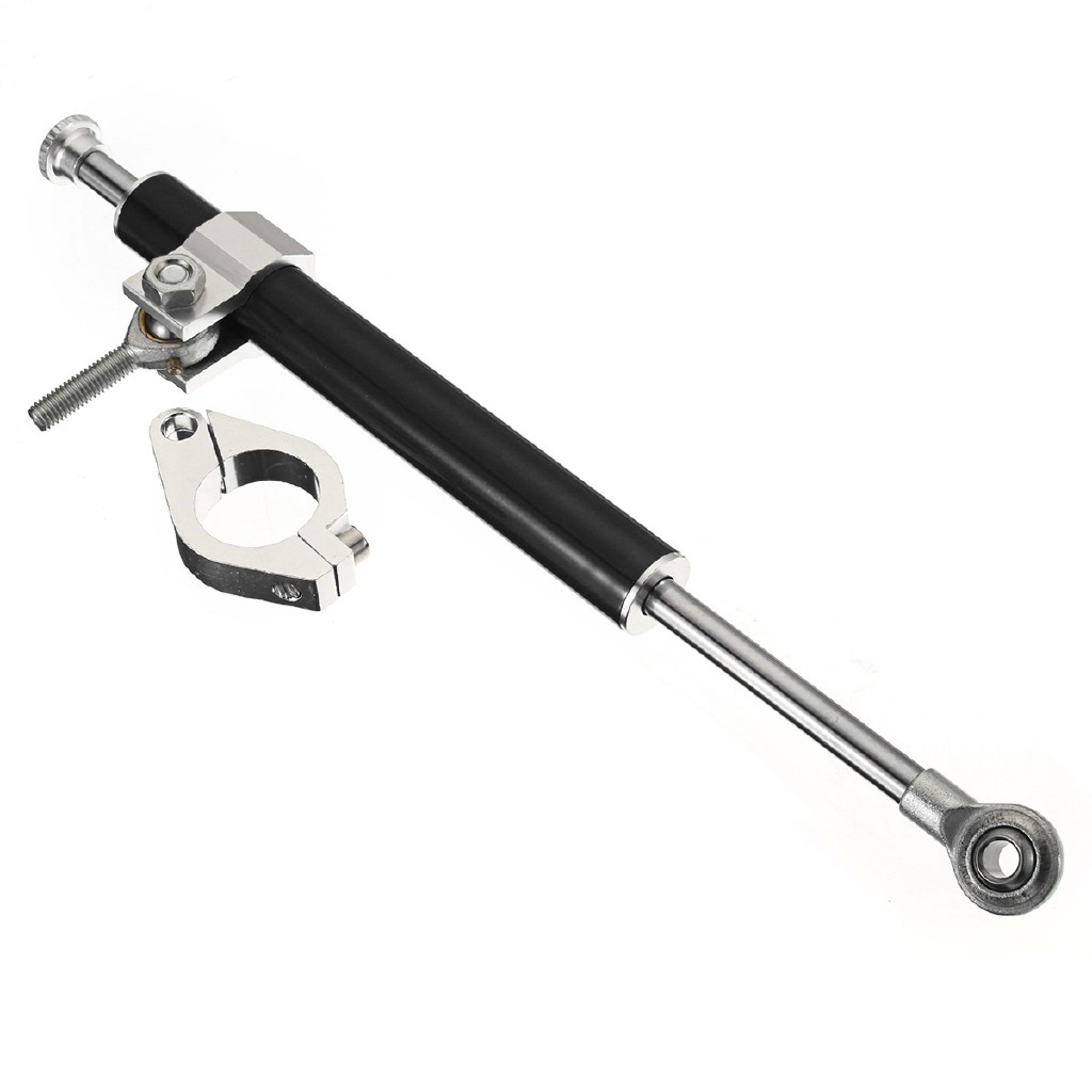 330mm Motorcycle Universal Aluminum Steering Damper Stabilizer Linear ...