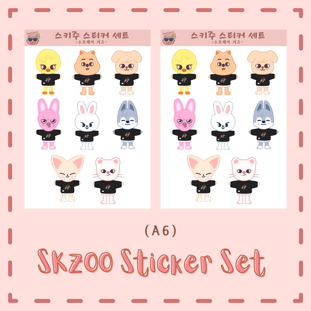 Skzoo Body Sticker Set - Stray Kids | Shopee Malaysia