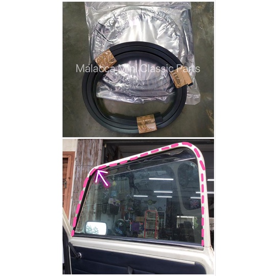 Classic Mini Cooper Mini Rover Mini Austin Wind Up Window Seal, Upper ...