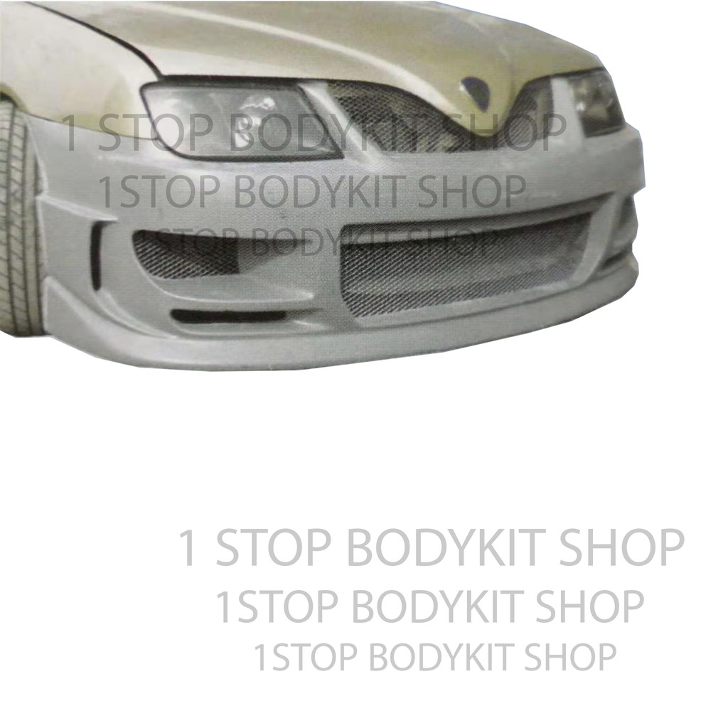 PROTON WAJA FRONT BUMPER (CHARGE SPEED) FIBER(FIBERGLASS)SKIRT LIP ...