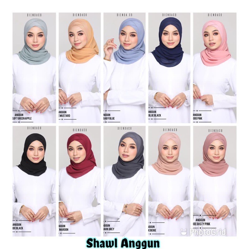 SHAWL ANGGUN BY DIENDACO | Shopee Malaysia