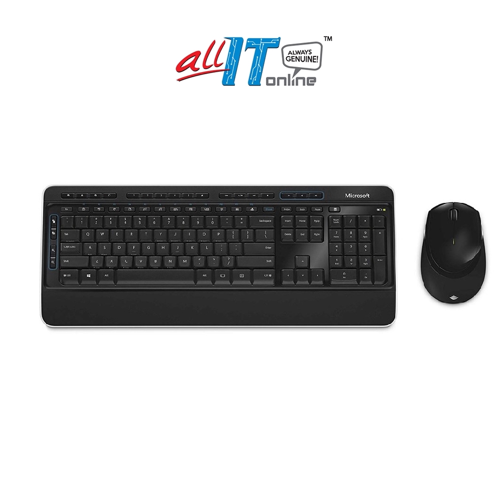 Microsoft 3050 Wireless Desktop Keyboard Combo PP3-00024 | Shopee Malaysia