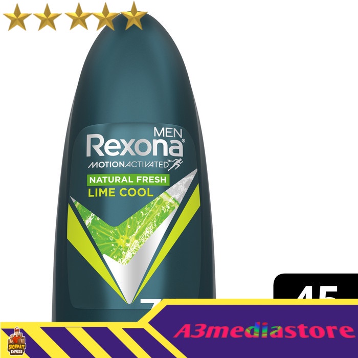 Rexona Men Roll On Natural Fresh Lime Cool 45Ml | Shopee Malaysia