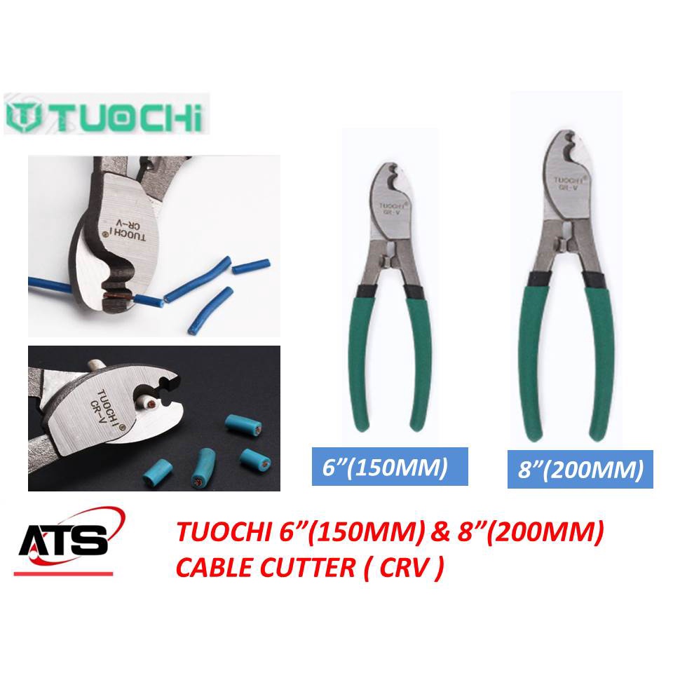 TUOCHI 6”(150MM) & 8”(200MM) HEAVY-DUTY CABLE CUTTER ( CRV ) | Shopee ...