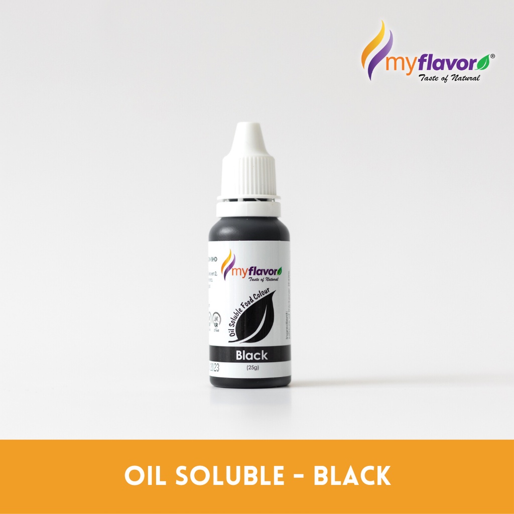 Black - Oil Soluble Food Colouring | Shopee Malaysia