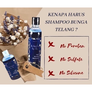 SHAMPOO BUNGA TELANG/ RAWAT RAMBUT GUGUR/ BERKELEMUMUR/ KUATAKARRAMBUT ...