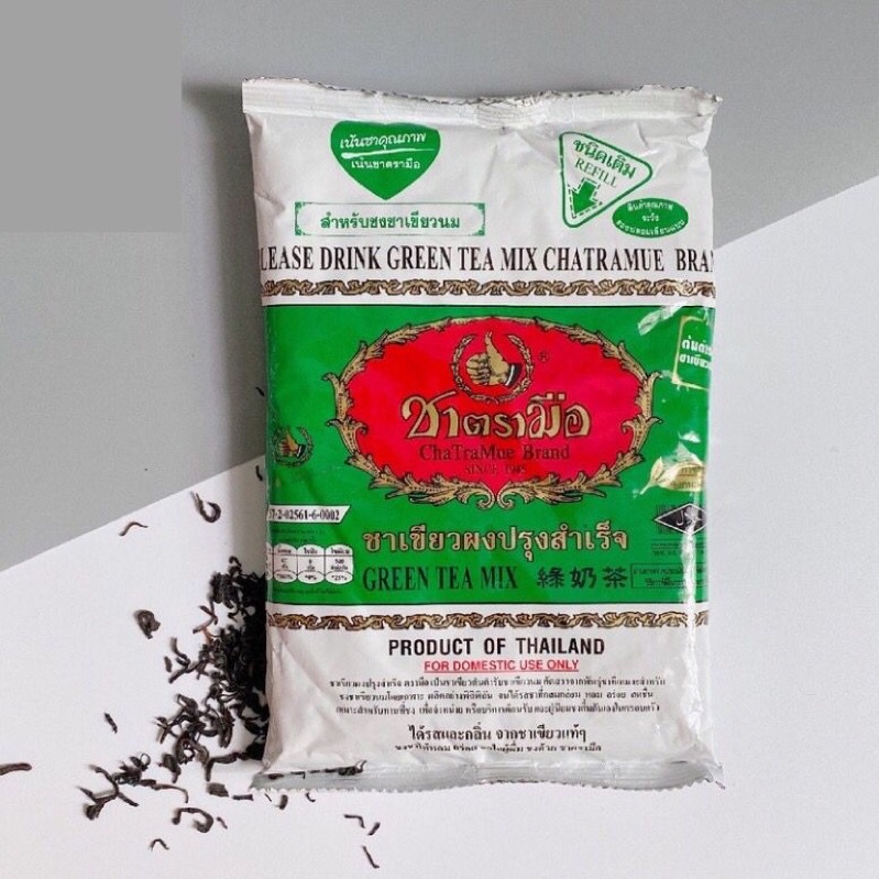 Teh Hijau Daun Original Food Thai Brand ChaTraMue / Green Tea Thai ...