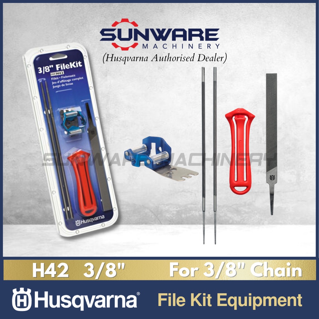 HUSQVARNA File Kit Equipment H42-3/8" for Chainsaw (Made in Sweden ...
