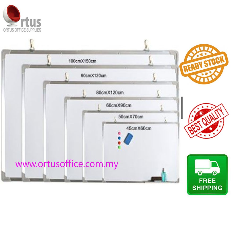 *Limited Offer* Whiteboard With Aluminum Frame - Magnetic / Non ...