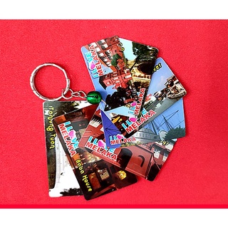 Keychain Penang Street Art Kuala Lumpur Melaka Penang Bridge Ferry ...