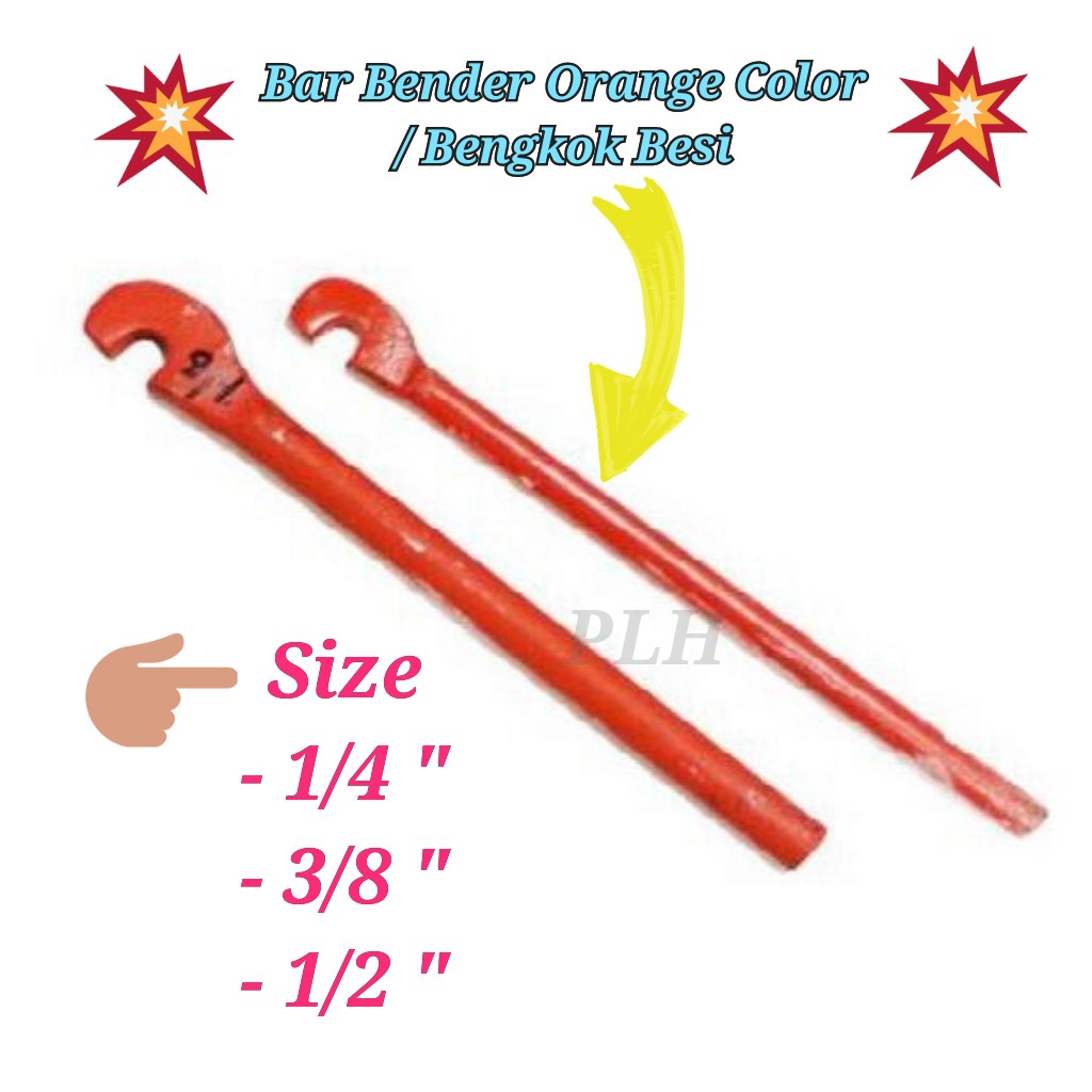 BAR BENDER ORANGE COLOR / BENGKOK BESI | Shopee Malaysia