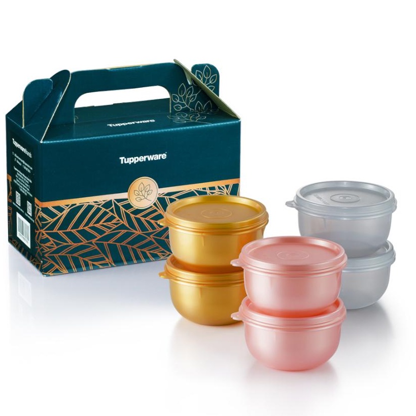 (GIFT SET) Original Tupperware Mini Bowls 250ml (6) Gift Set with ...