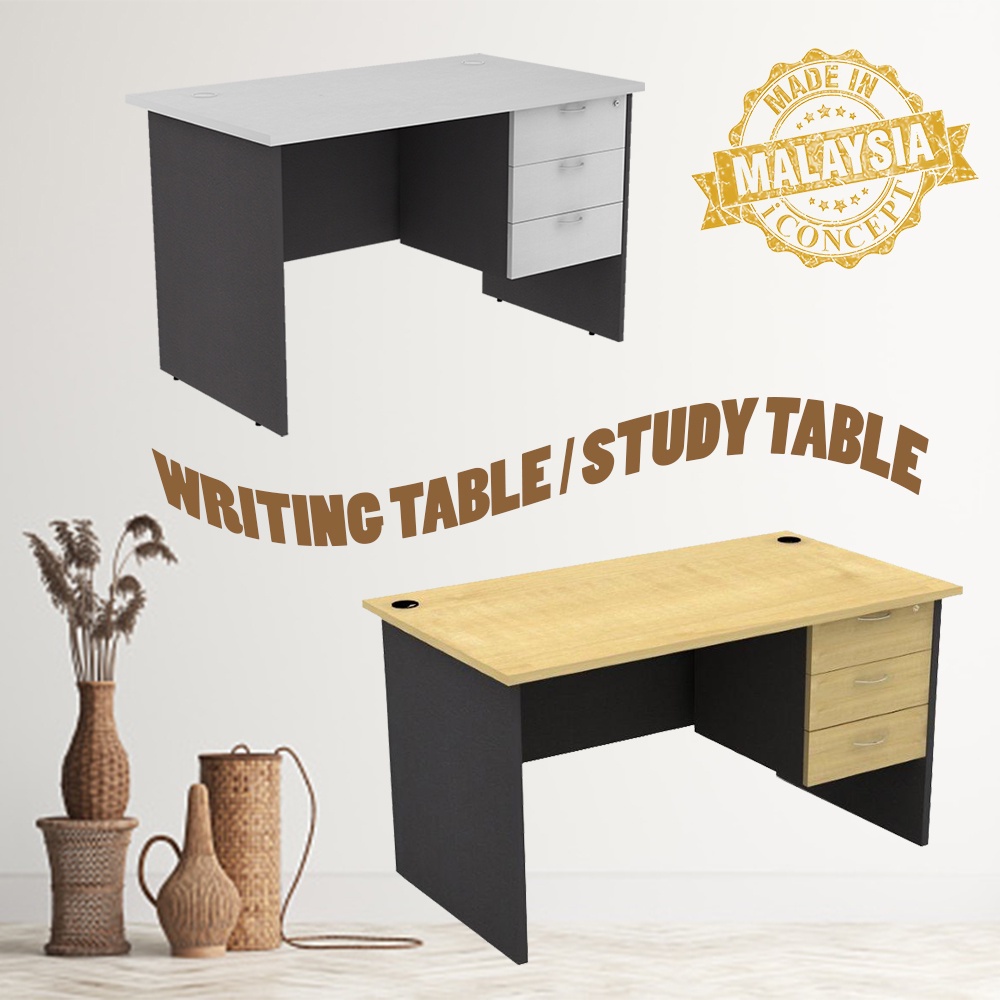 Office writing table with drawer / Study table | Shopee Malaysia