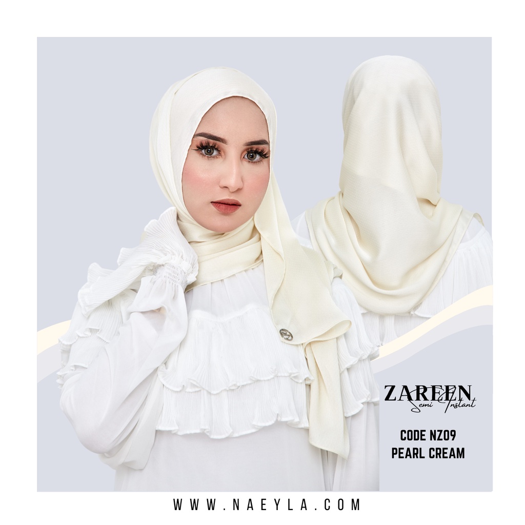 !!READY STOCK!! ZAREEN SATIN SEMI INSTANT NAEYLA SIGNATURE / PEARL ...