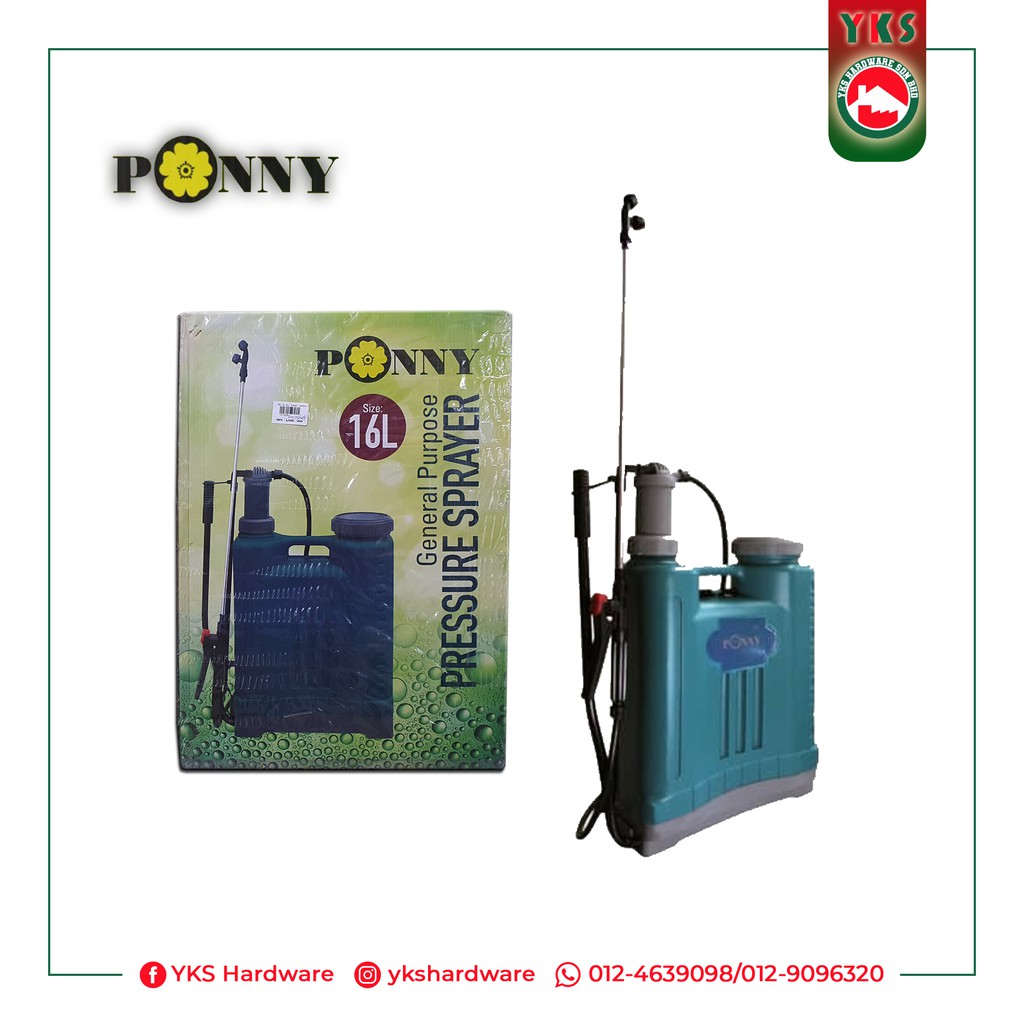 [READY STOCK] PONNY Multi Purpose Pressure Sprayer 16L - Pam Spray ...