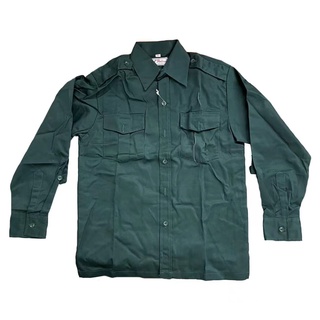 KRS Uniform Full Uniform Hijau Tua Lengan Panjang Kain Cotton Tebal ...