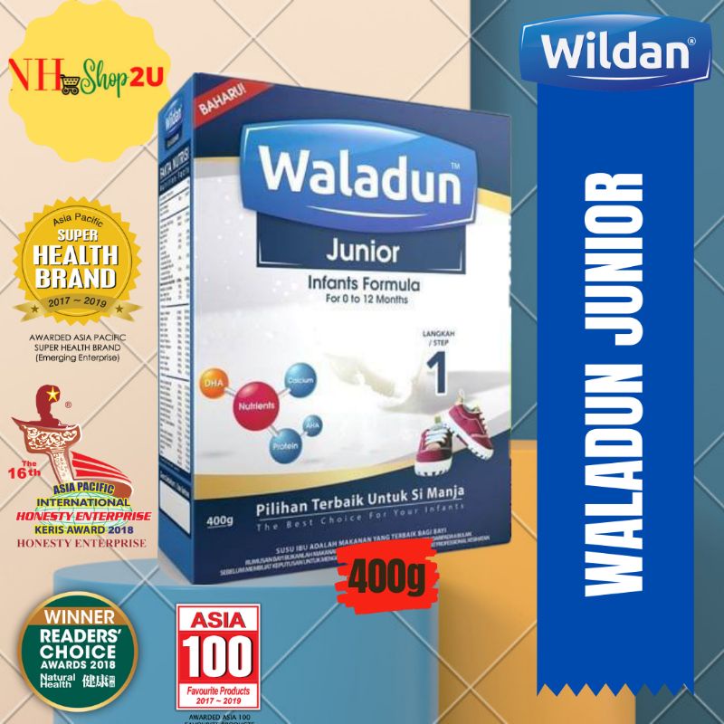 WALADUN JUNIOR SUSU FORMULA RUMUSAN BAYI SUSU KAMBING WILDAN 0 - 12 ...