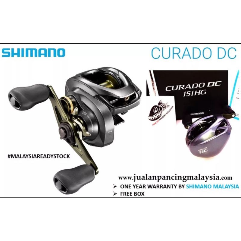 SHIMANO CURADO DC REEL (LEFT) One Year Waranty | Shopee Malaysia