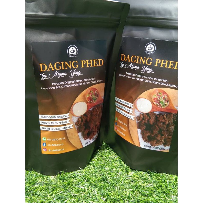 NEW PACKAGING & RECIPE Daging Phed / Daging phedas / Daging harimau ...