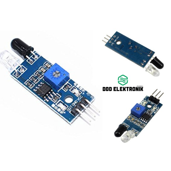 Infrared IR Obstacle Avoidance Sensor Module Arduino Raspberry Pi ...