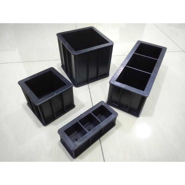 Plastic cube mold mould for concrete test | Shopee Malaysia
