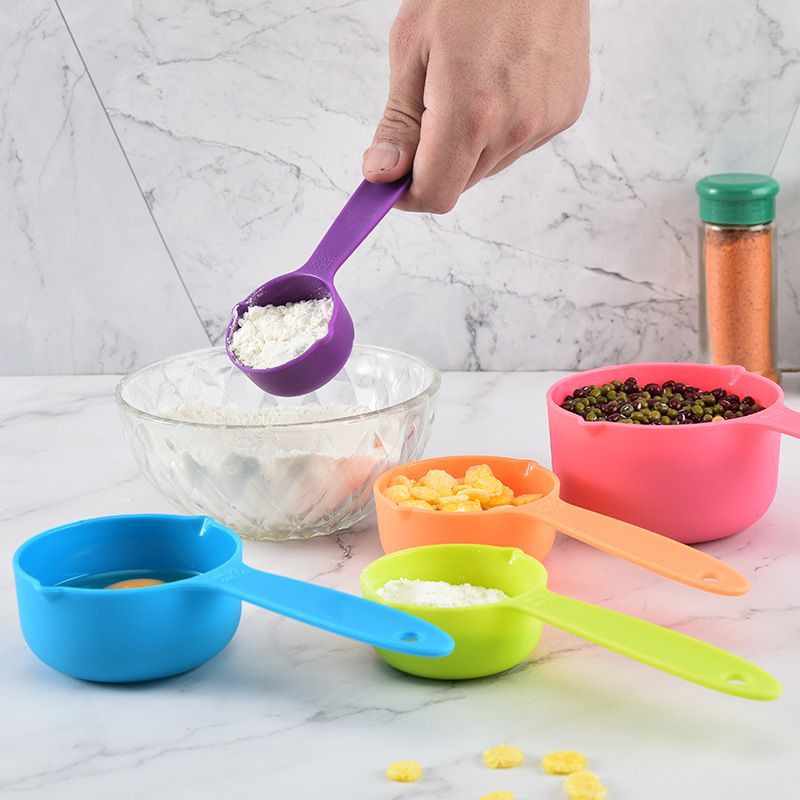 (New) Baking tools with graduated measuring spoon DIY color measuring ...