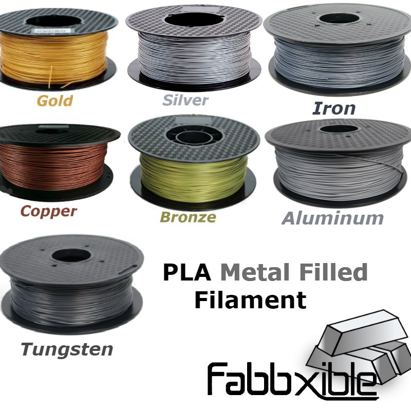 Fabbxible 1.75mm PLA Metal Filled Filament 1kg / 1000g | Shopee Malaysia Fabbxible 1.75mm PLA Metal Filled Filament 1kg / 1000g | Shopee Malaysia